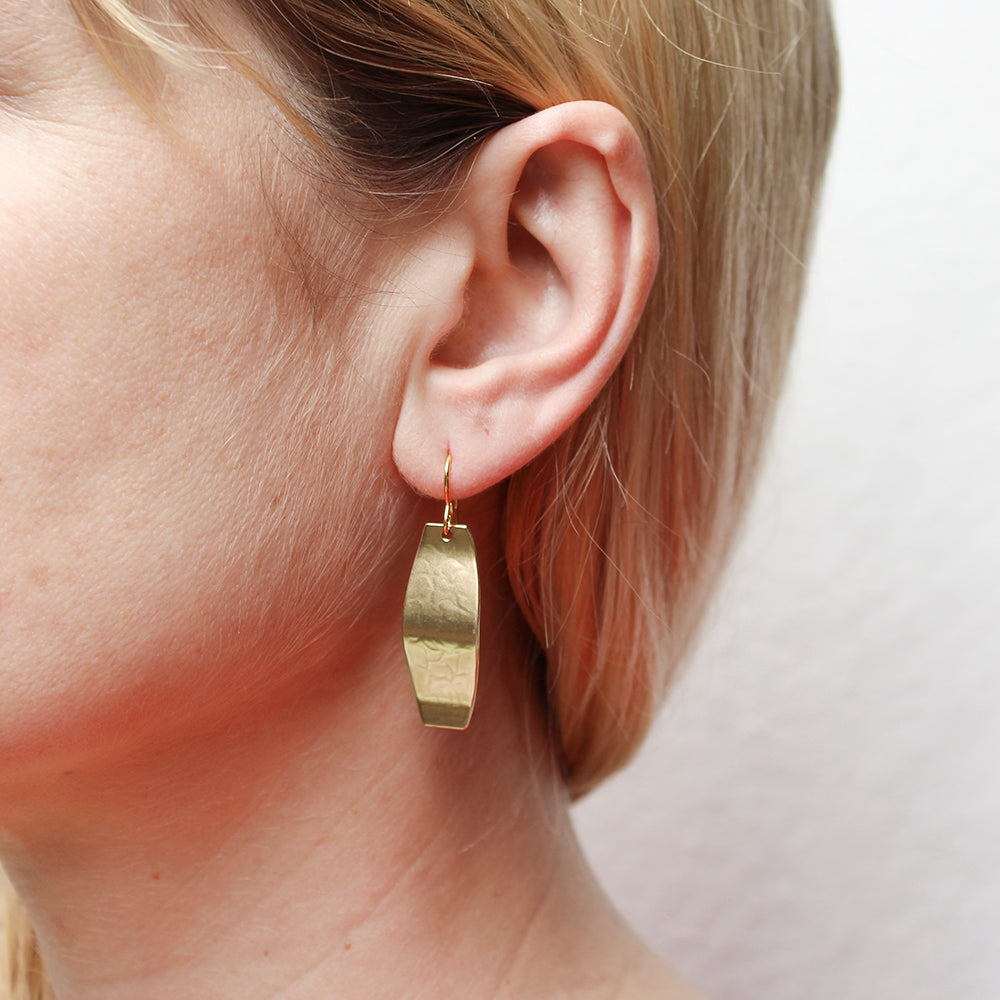 Long Wavy Oval Wire Earring – Marjorie Baer Accessories