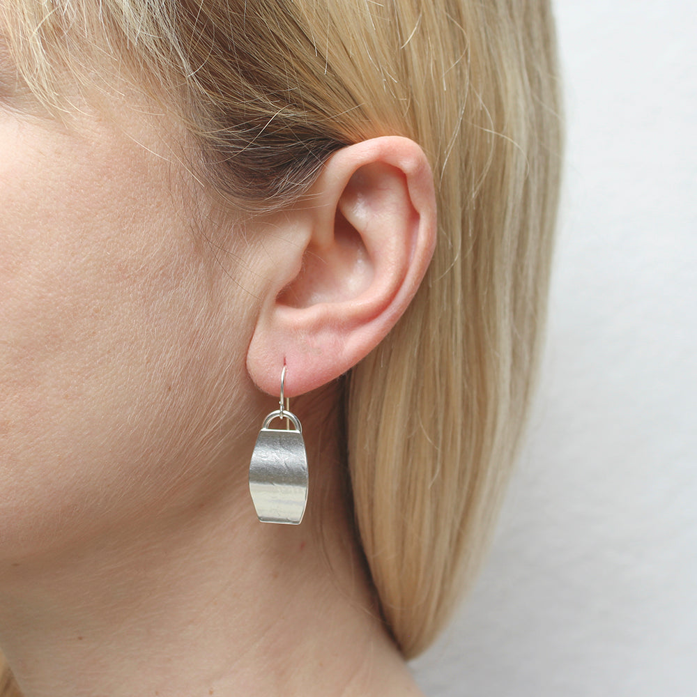 Small Wavy Oval Wire Earring – Marjorie Baer Accessories