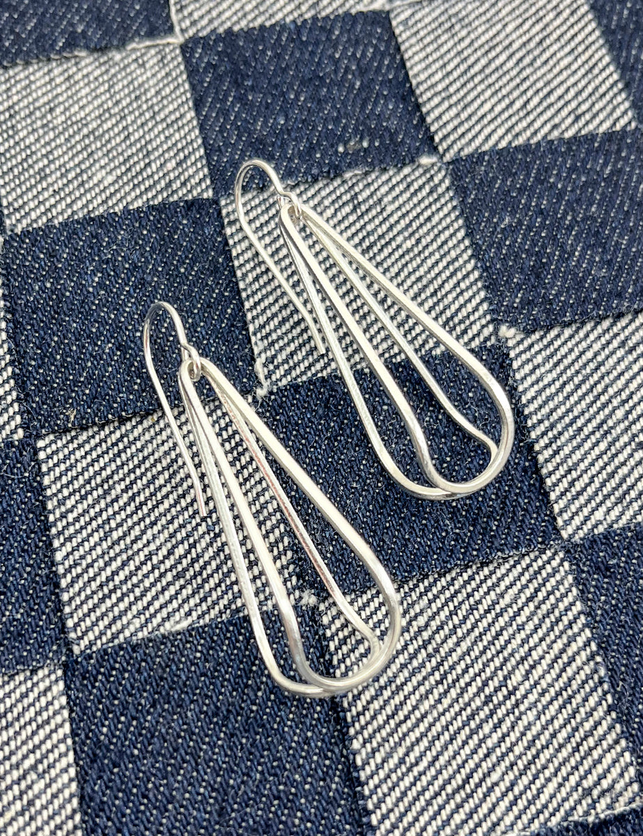Large Teardrop Frames Wire Earring – Marjorie Baer Accessories