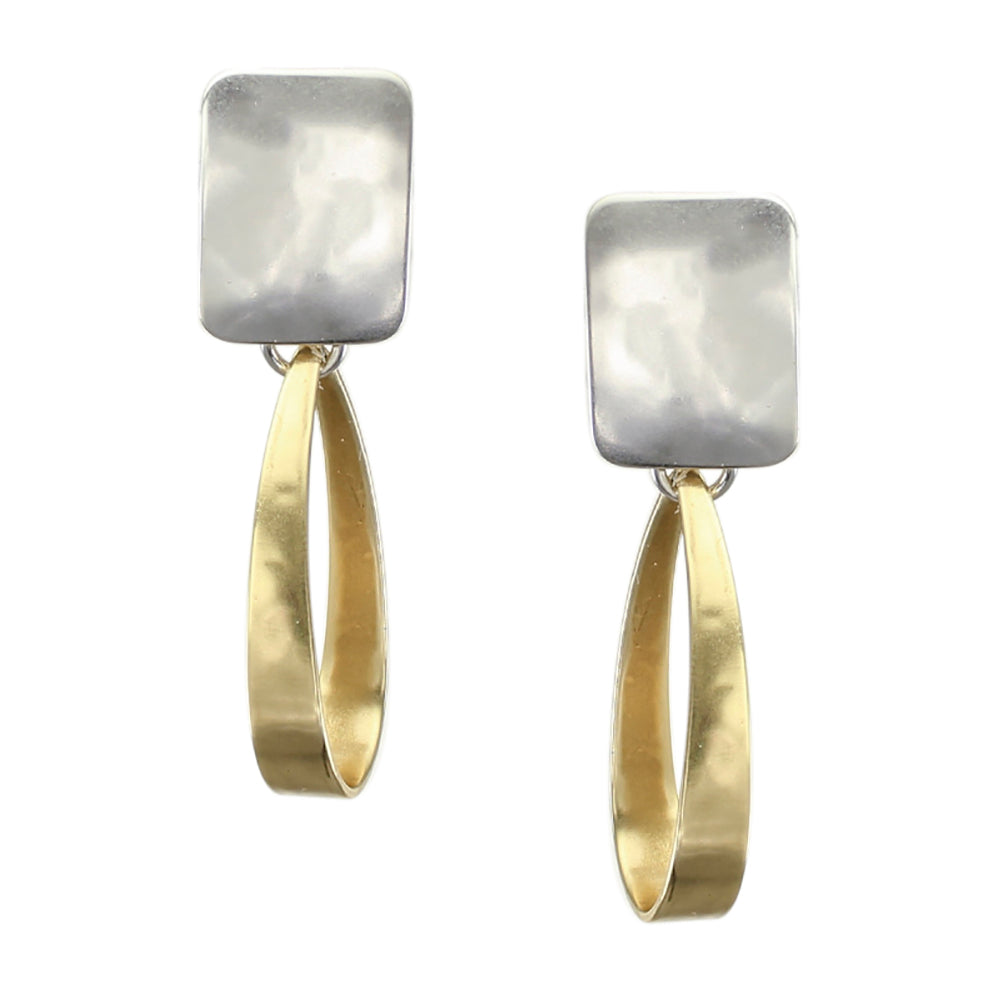 Rectangle with Long Loop Earring – Marjorie Baer Accessories